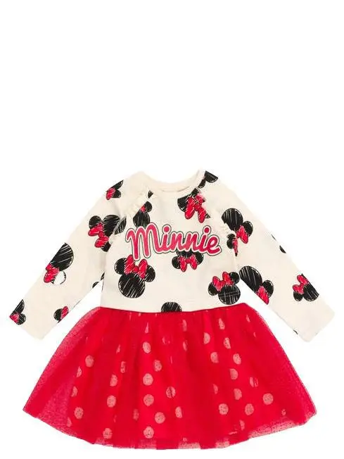 Disney Character Tulle Dress - Minnie Mouse Red