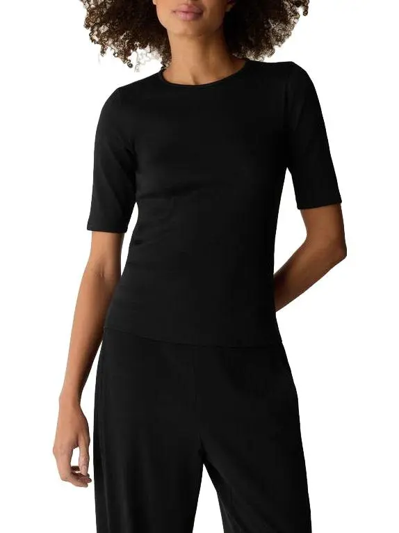 Eileen Fisher Crewneck T-shirt - Black