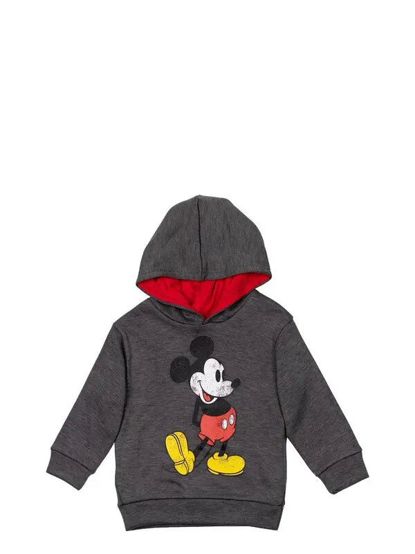 Disney Printed Pullover Hoodie - Heather Grey