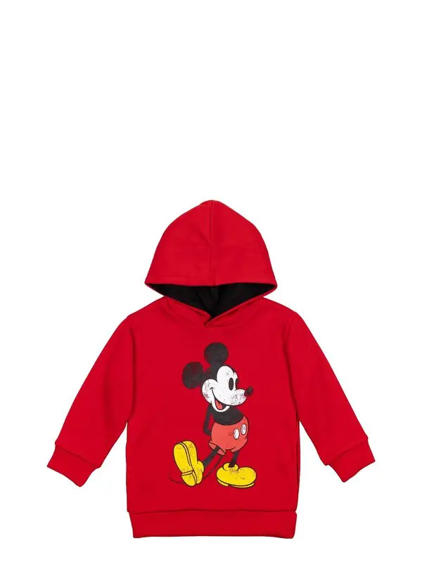 Disney Printed Pullover Hoodie - Red
