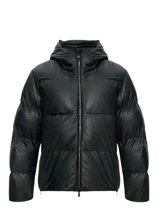 Moncler Padded Hooded Jacket - Black