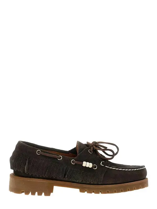SEBAGO Fringed Boat Shoes - Brown