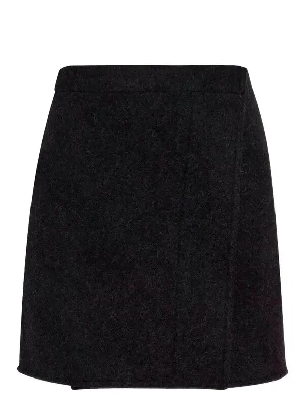 LEMAIRE Wrap Mini Skirt - Black