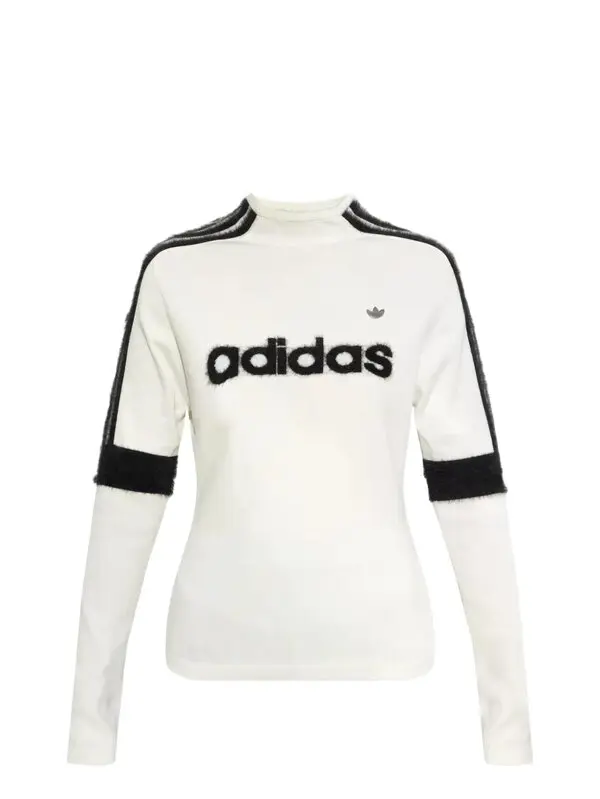 Adidas Logo-detail Long-sleeve T-shirt - White