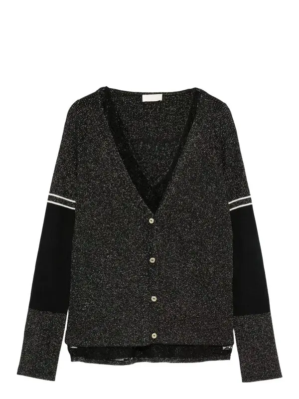 Liu Jo Panelled Cardigan - Black