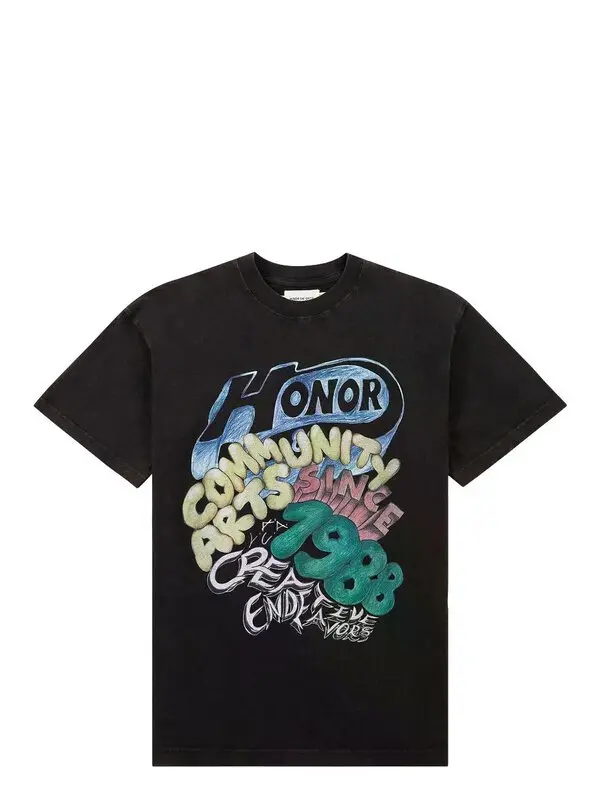 HONOR THE GIFT Comm Arts Creative Short-sleeve T-shirt - Black