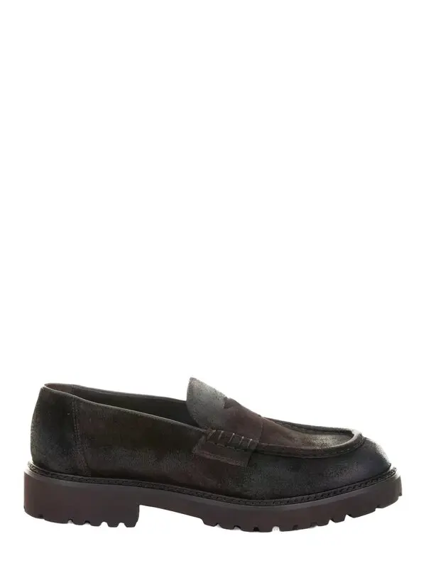 DOUCAL'S Suede Loafers - Brown