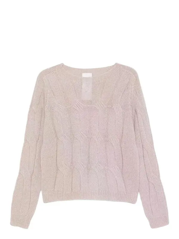 Liu Jo Cable-knit Sweater - Pink