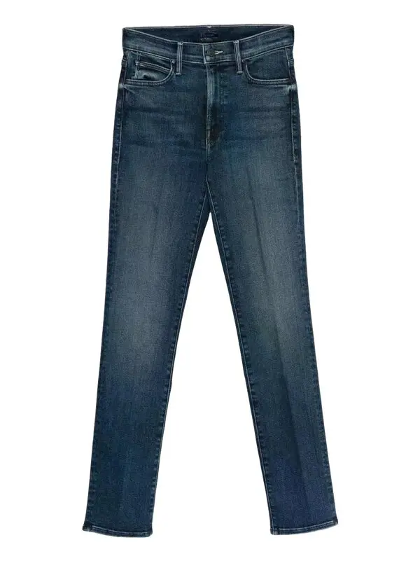 MOTHER Button-fastening Skinny Jeans - Blue