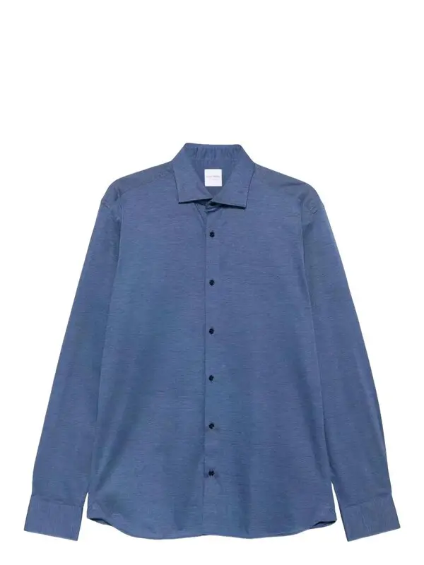 ALLEY DOCKS 963 Long-sleeve Shirt - Blue