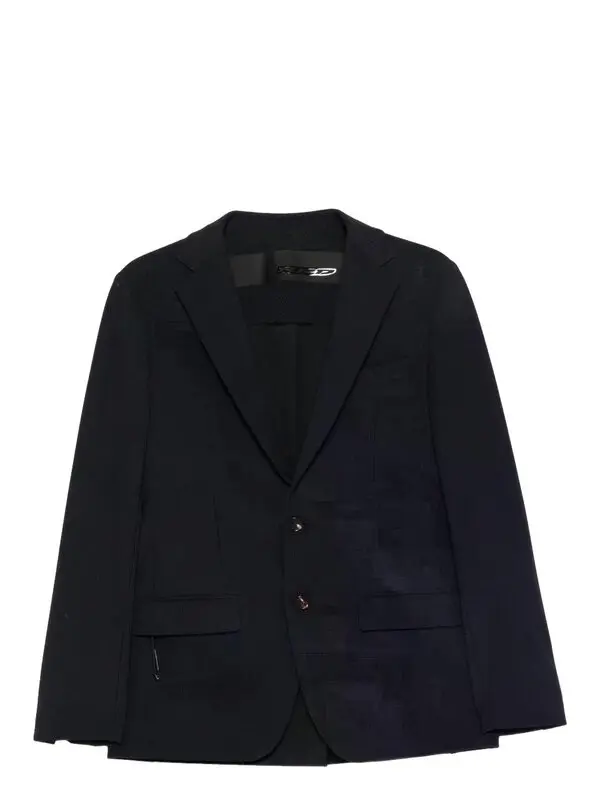 RRD Pinstripe Button-fastening Blazer - Blue