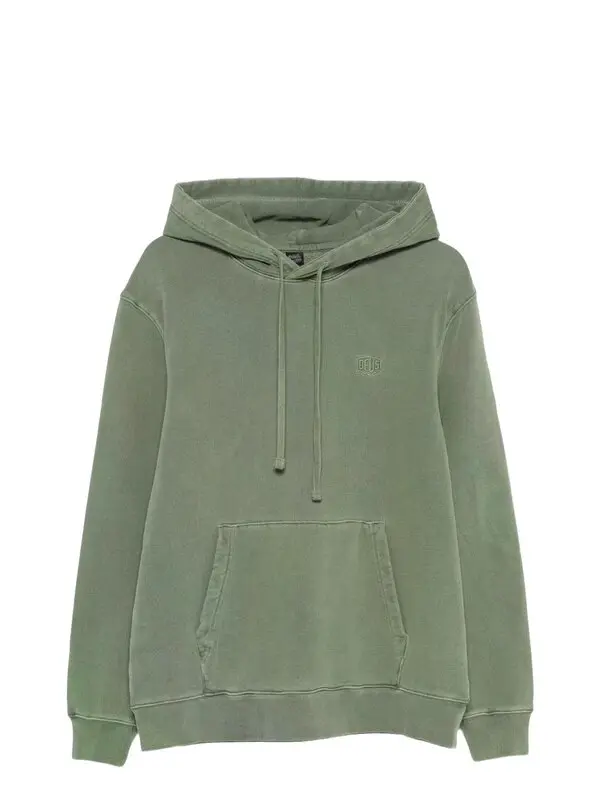 Deus Ex Machina Shield Garment-dyed Hoodie - Green