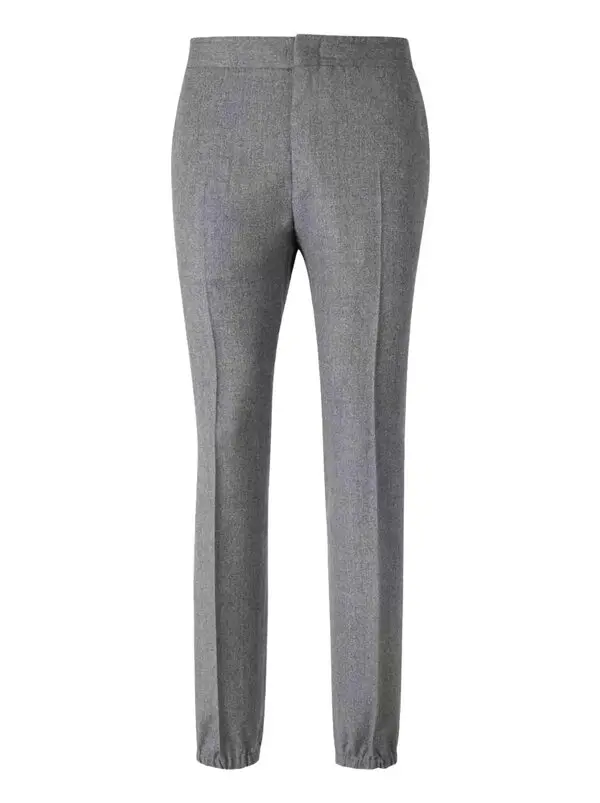 Zegna Elasticated-waist Trousers - Grey