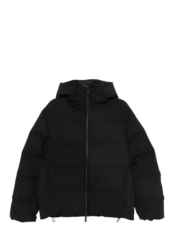 Moncler Hooded Quilted Jacket - Black