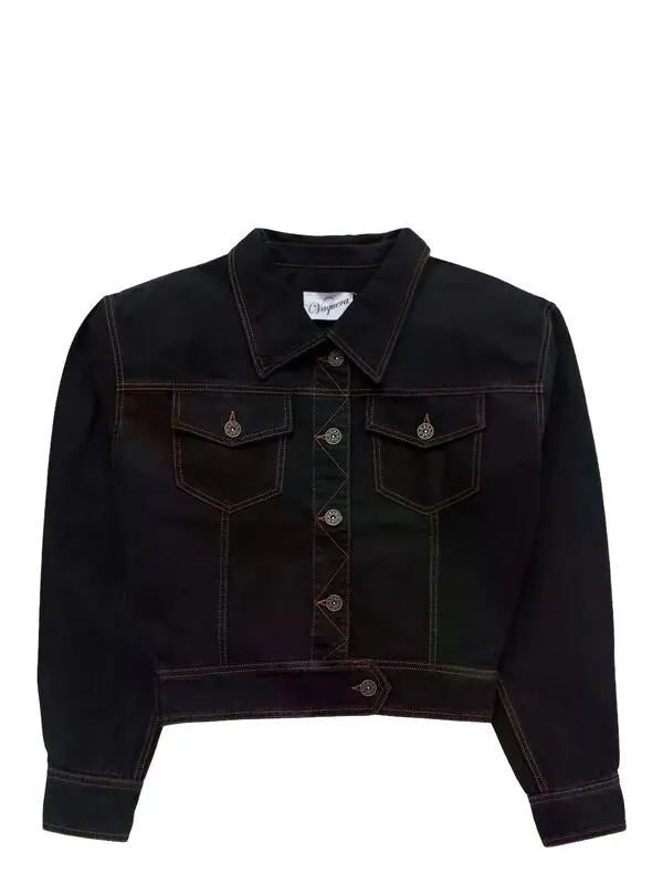 Vaquera Denim Trucker Jacket - Black