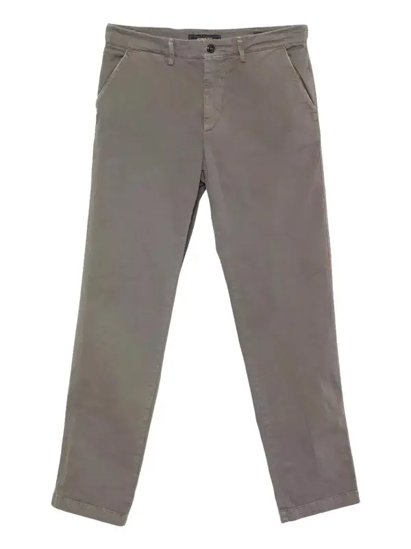 40WEFT Straight-leg Chino Trousers - Grey