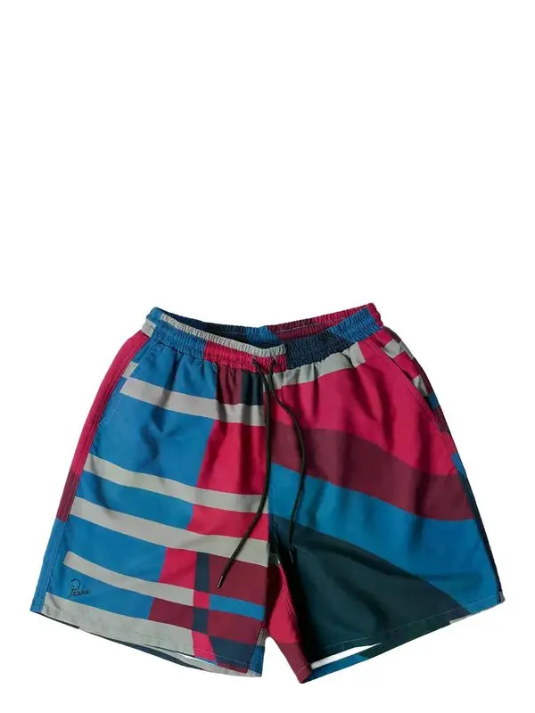 PARRA Vertical Forest Swim Shorts - Blue