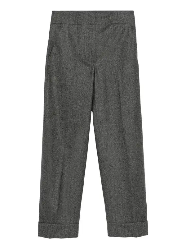 Peserico Pressed-crease Trousers - Grey