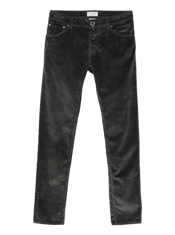 Jacob Cohen Corduroy Trousers - Gunmetal Grey