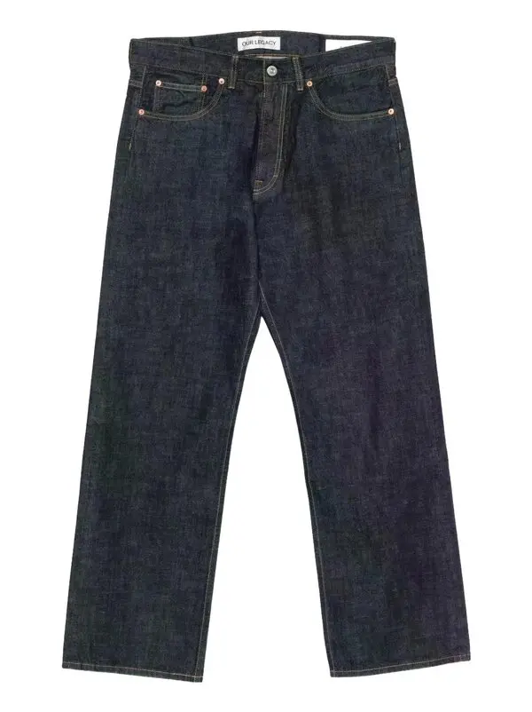 Our Legacy Straight-leg Jeans - Blue