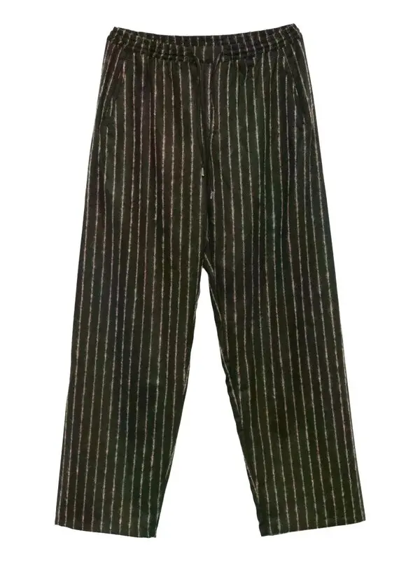 A KIND OF GUISE Striped Trousers - Brown