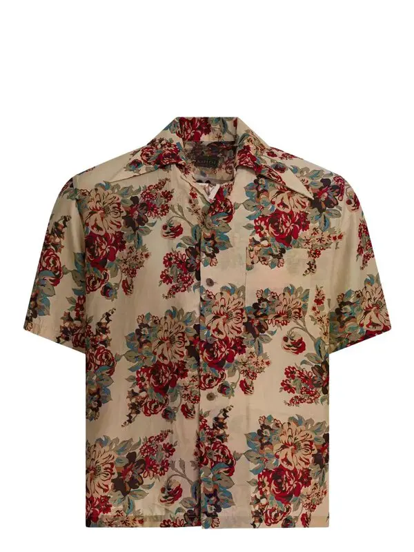 Kapital Floral Button Shirt - Neutrals