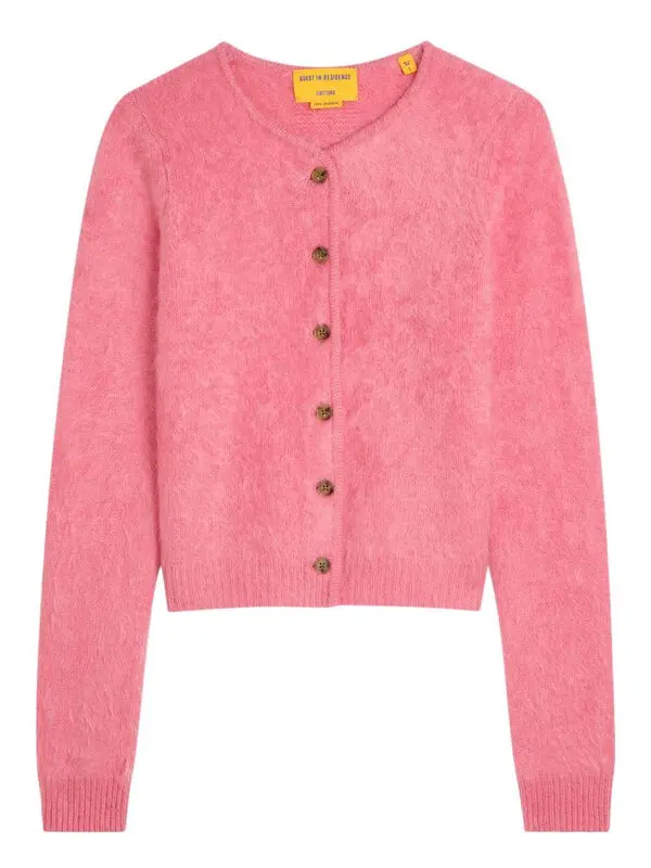 Guest In Residence Grizzly Cashmere Cardigan - Pink