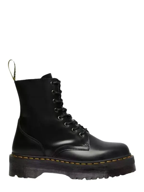 Dr. Martens Jadon Leather Platform Boots - Black
