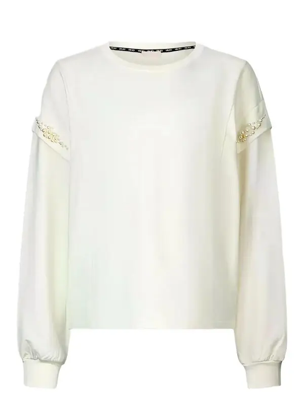 Liu Jo Embellished Sweatshirt - Neutrals