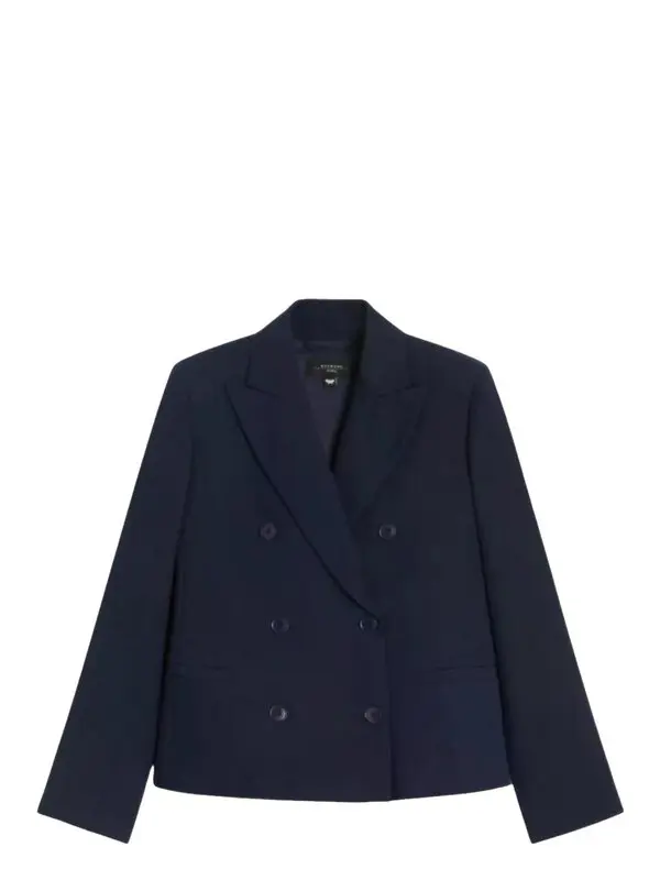 Max Mara Tappeto Double-breasted Jacket - Blue