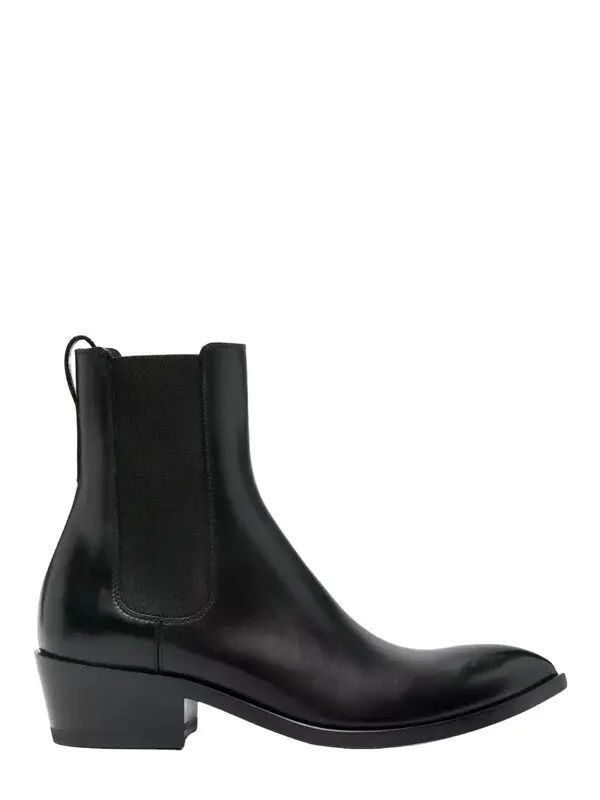 TOM FORD Pointed-toe Chelsea Boots - Black