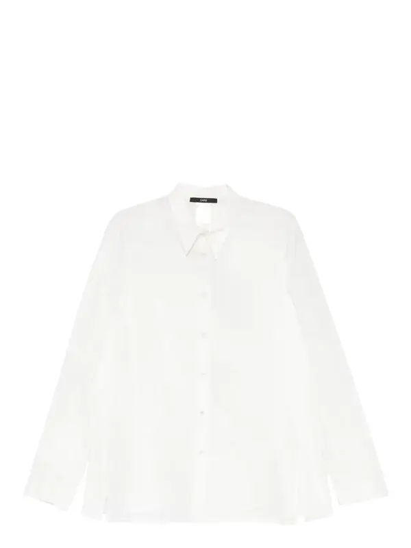 SAPIO Long-sleeved Buttoned Shirt - White