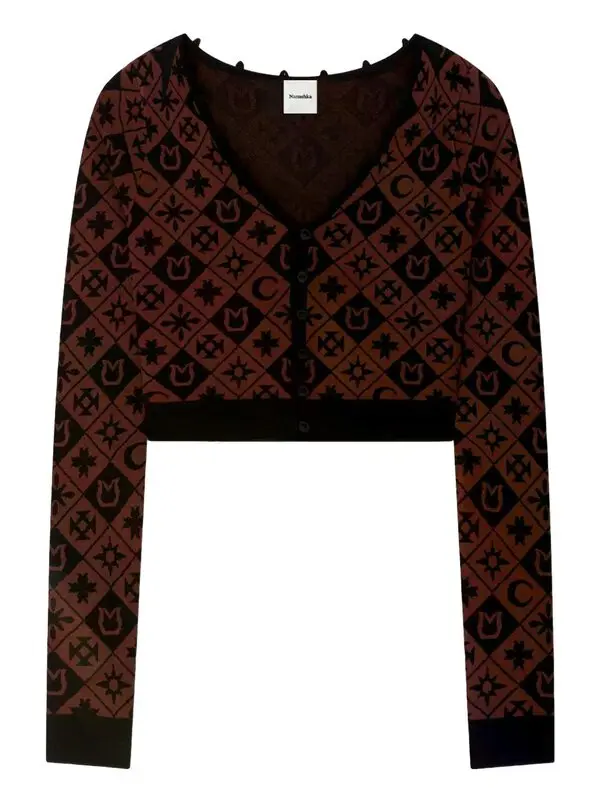 Nanushka Dovie Long-sleeve Cardigan - Black
