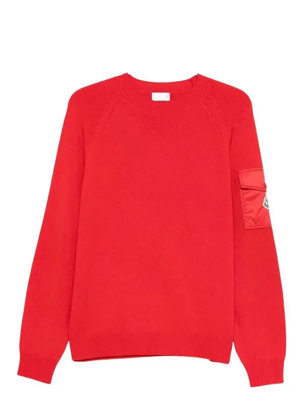 Moncler Crew-neck Sweater - Red