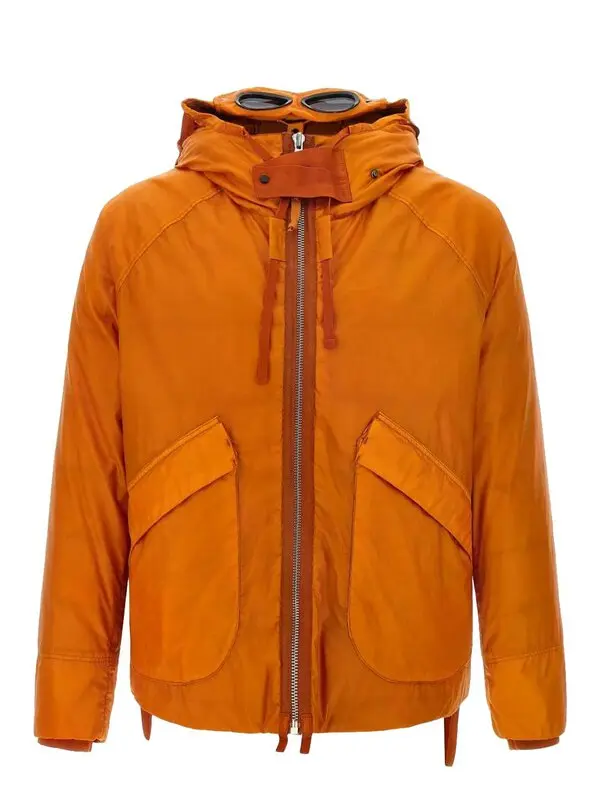 C.P. COMPANY Padded Hooded Jacket - Orange