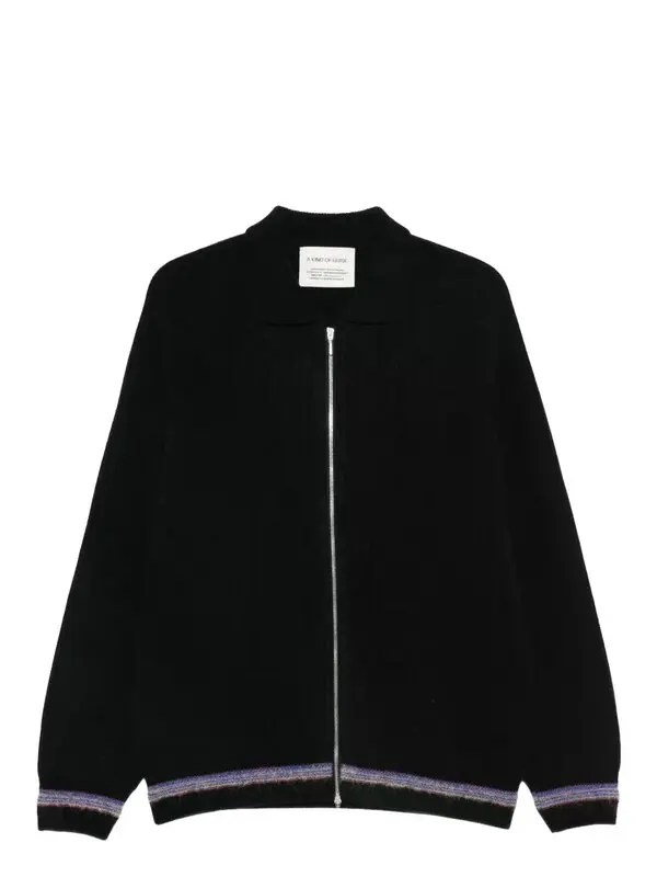 A KIND OF GUISE Zaya Zip-up Bomber Jacket - Black