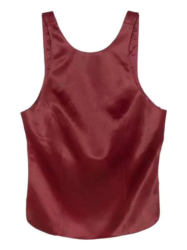 ALFIE Open-back Tank Top - Red