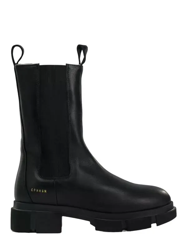 SUMMERY COPENHAGEN Cph500 Platform Chelsea Boots - Black