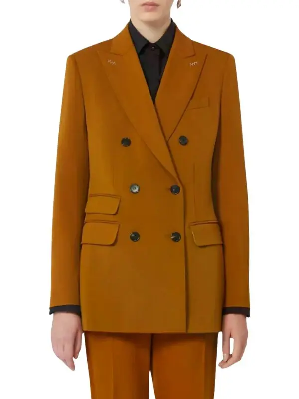 Max Mara Double-breasted Blazer - Brown