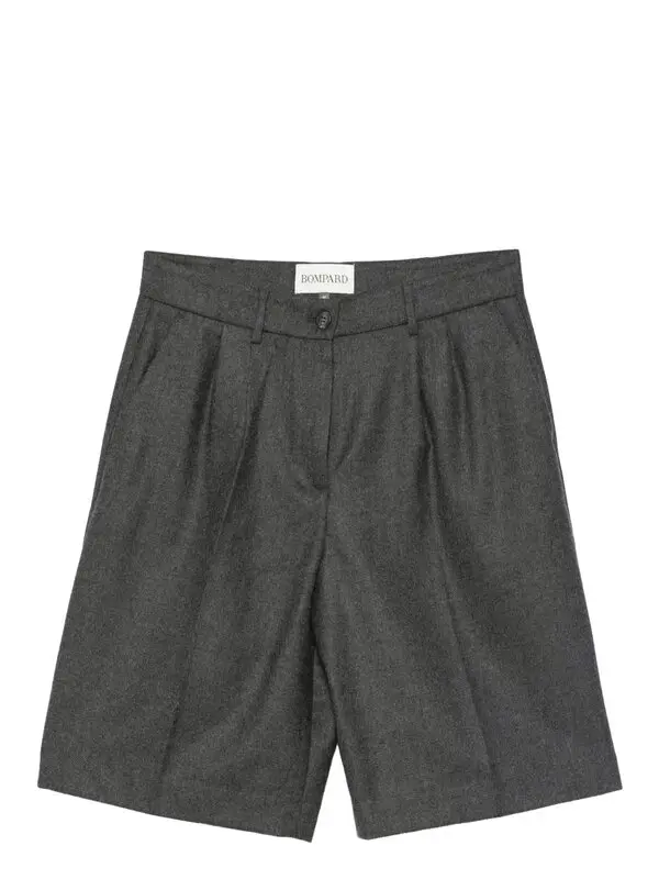 Eric Bompard Pleated Side-pockets Shorts - Grey
