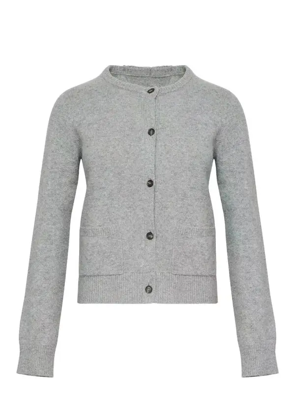 MAISON MARGIELA Patch-pocket Button Cardigan - Grey