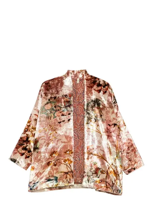 YAVI Floral-print Jacket - Pink