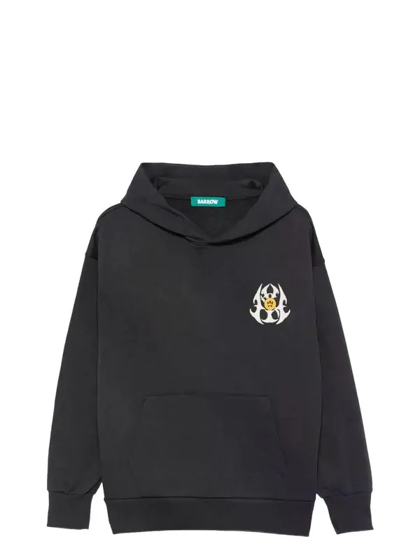 BARROW Graphic-print Hoodie - Black