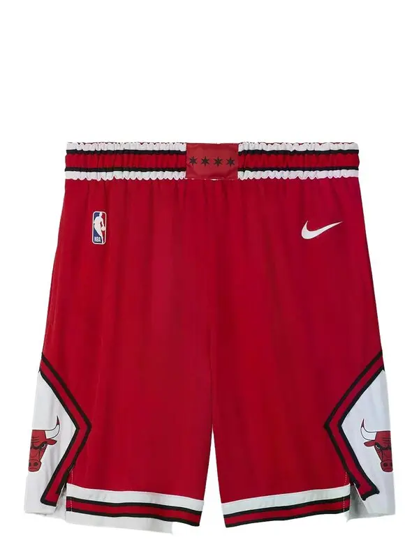 Nike X Nba Chicago Bulls Icon Edition Swingman Short - Red