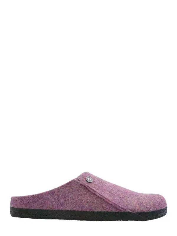 BIRKENSTOCK Zermatt Shearling Button Slippers - Purple