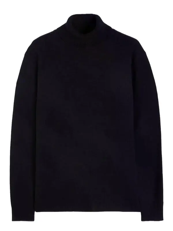 Aspesi Roll-neck Pullover Sweater - Black