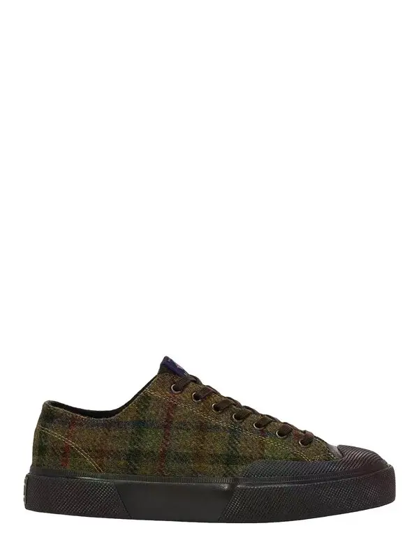 Superga 2432 Plaid Lace-up Sneakers - Green