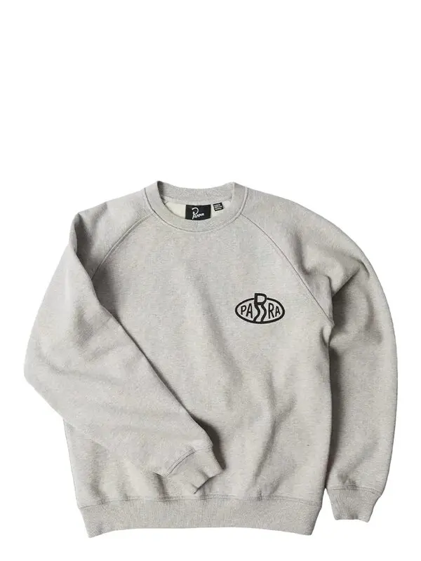 PARRA Legs-logo Crew-neck Sweater - Grey