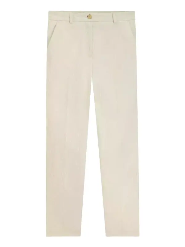 BOSS Ribbed Trousers - Neutrals