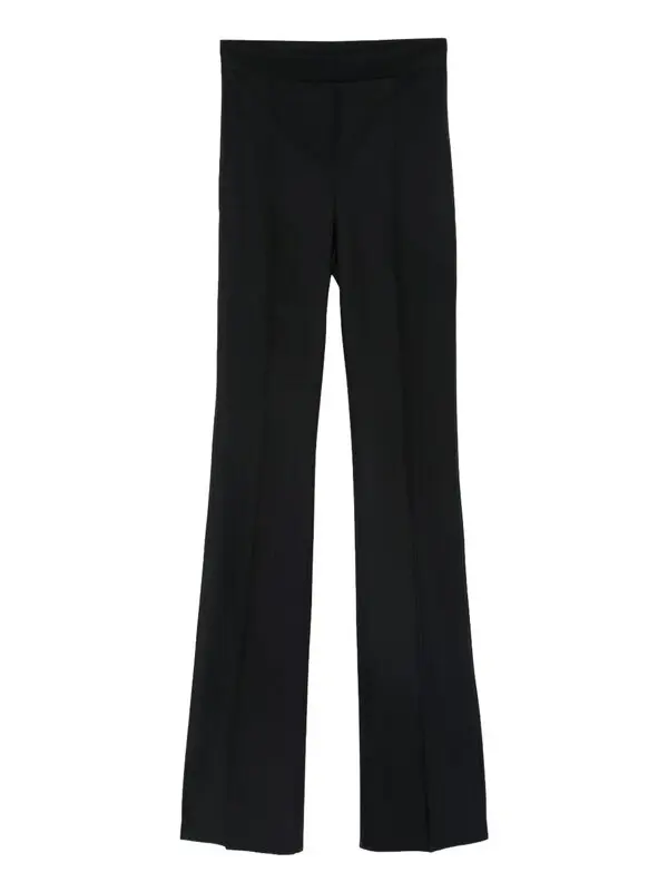 Chiara Boni La Petite Robe High-waisted Flared Trousers - Black